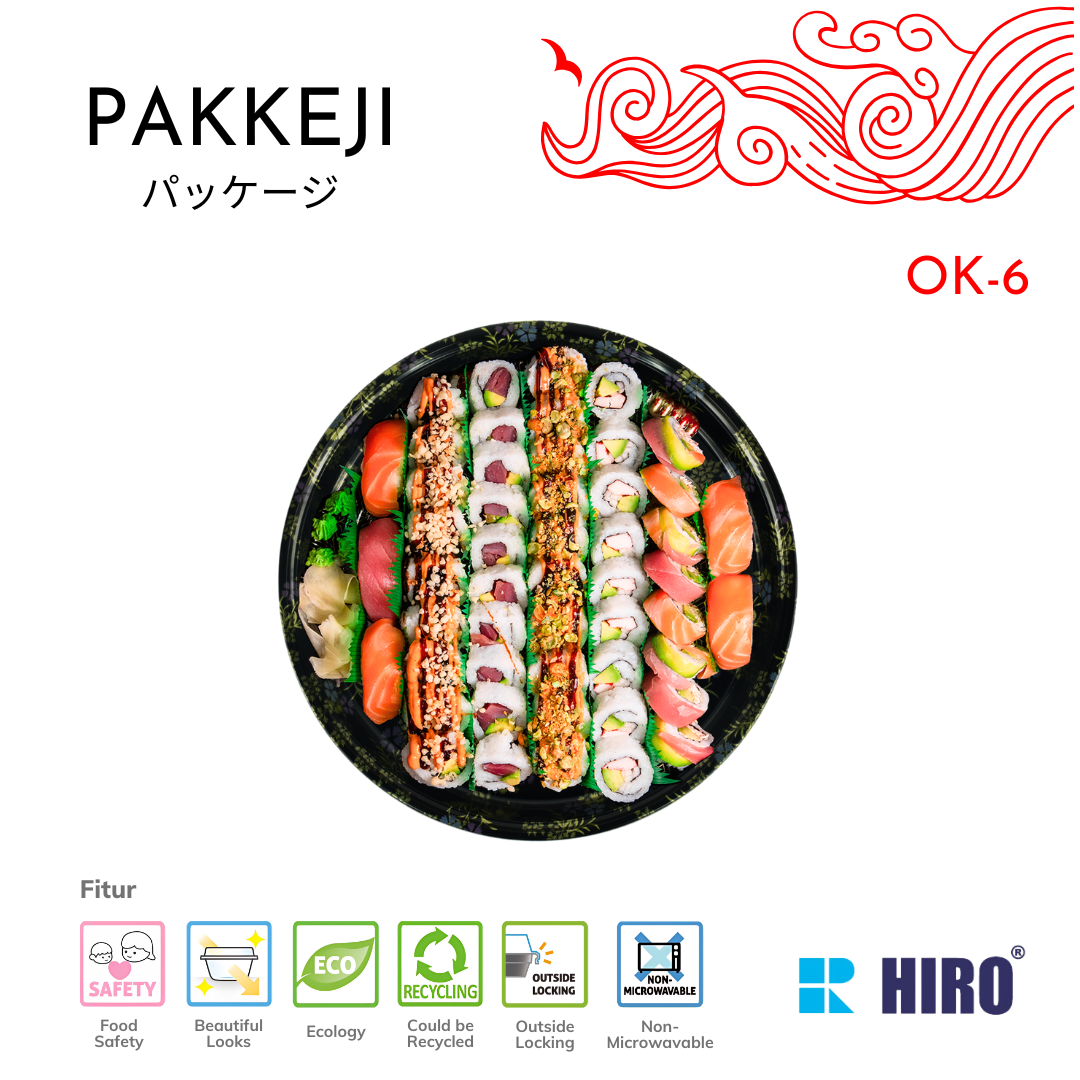SUSHI PLATTERS – OK-6 AJISAI – HIRO FOOD