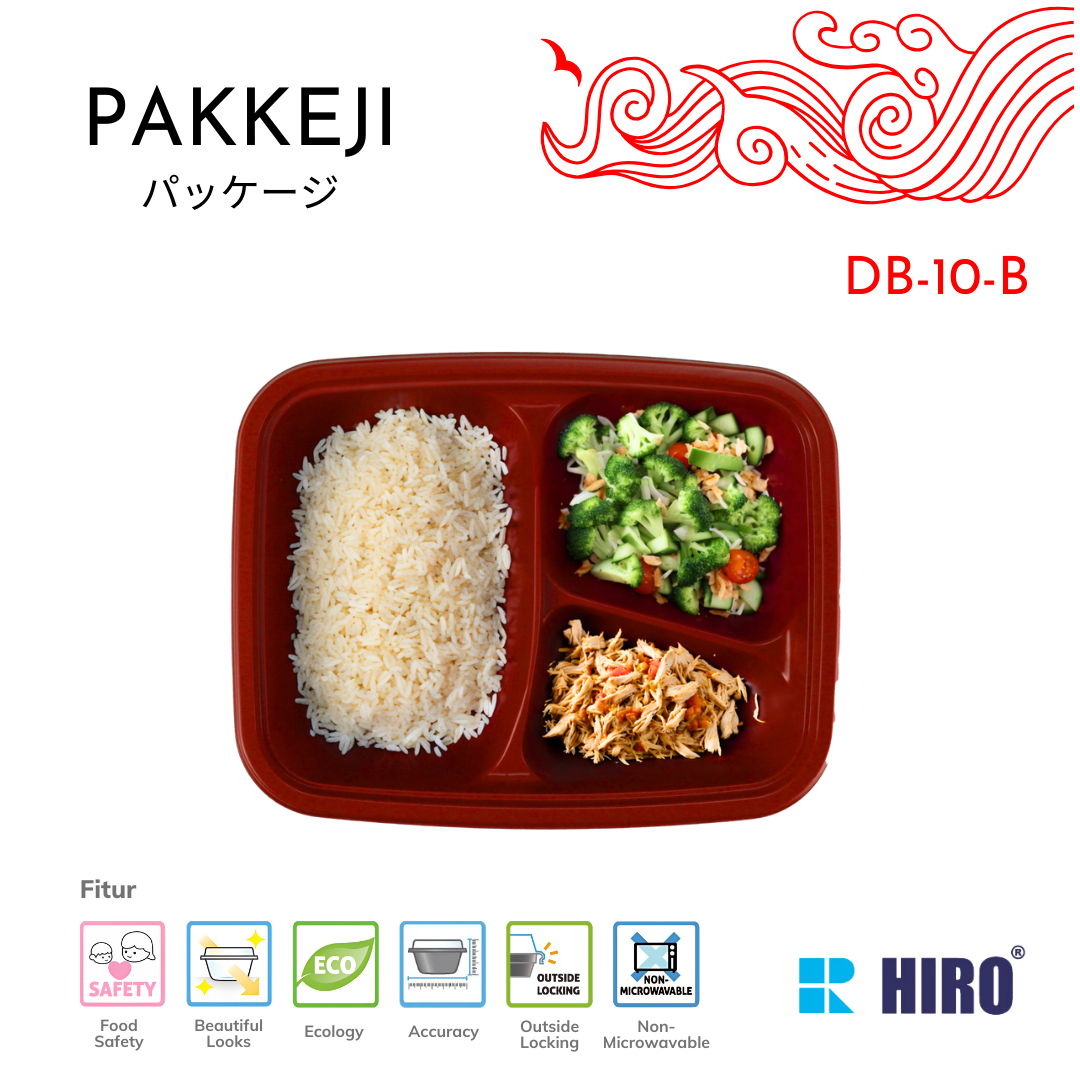 LUNCH BOX – DB-10-B R&B – HIRO FOOD
