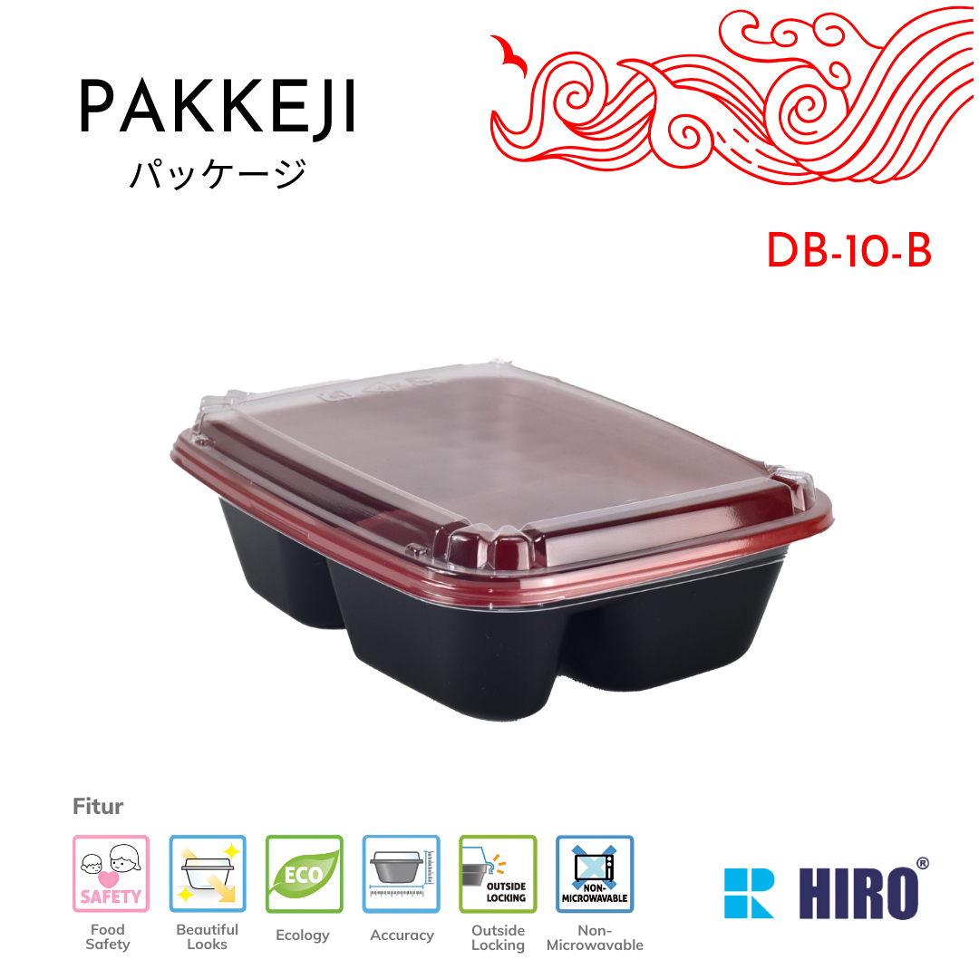LUNCH BOX – DB-10-B R&B – HIRO FOOD