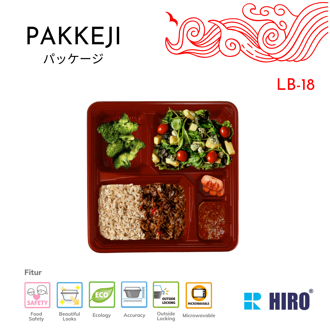 LUNCH BOX – LB-18 R&B – HIRO FOOD