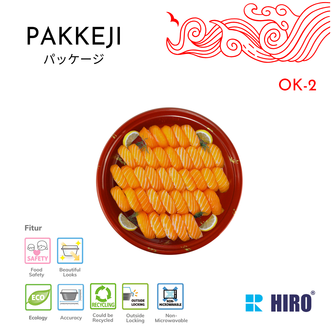 SUSHI PLATTERS – OK-2 R&B-NEGORO – HIRO FOOD