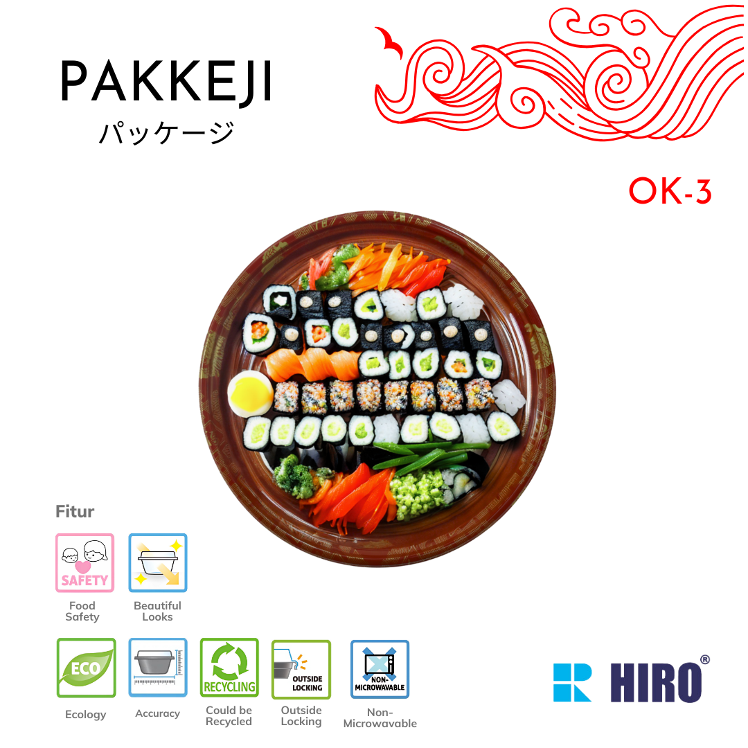 SUSHI PLATTERS – OK-3 CHINA – HIRO FOOD